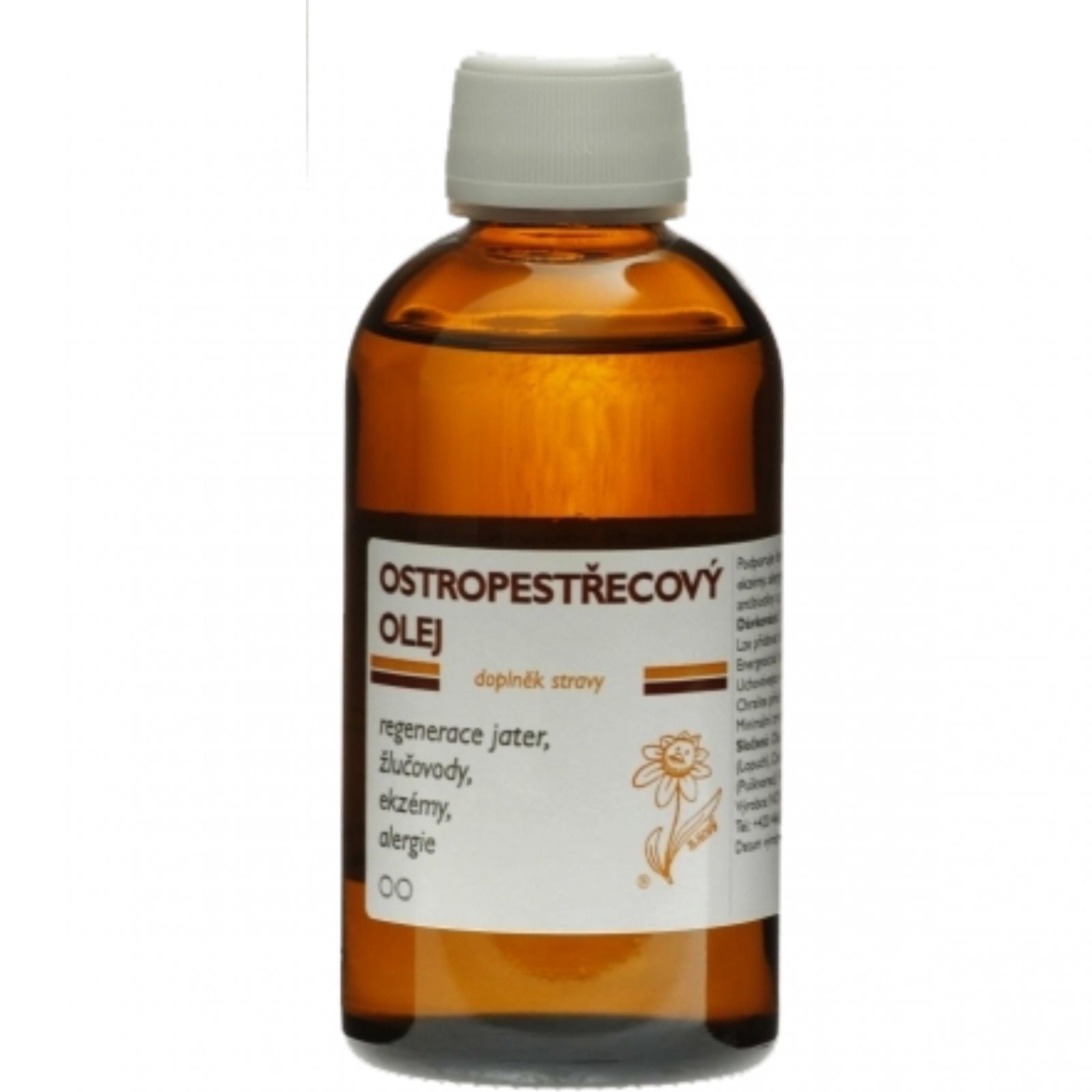 Dědek kořenář Ostropestřecový olej OO 200 ml (Silybum marianum)